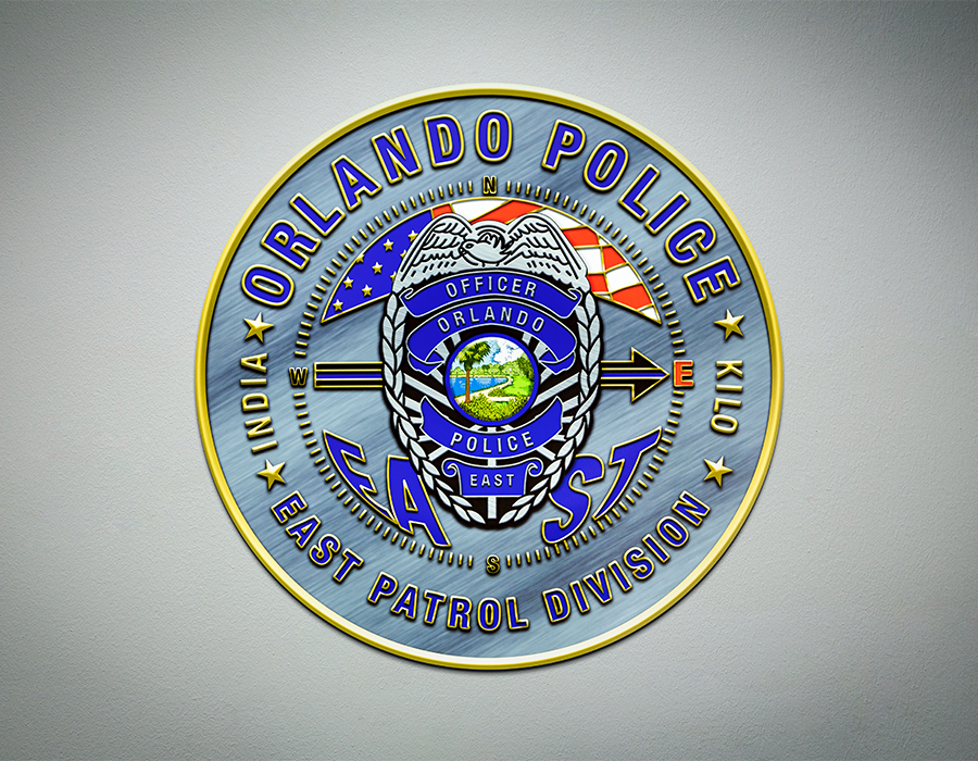 ORLANDO POLICE WALL EMBLEM | Hittn' Skins